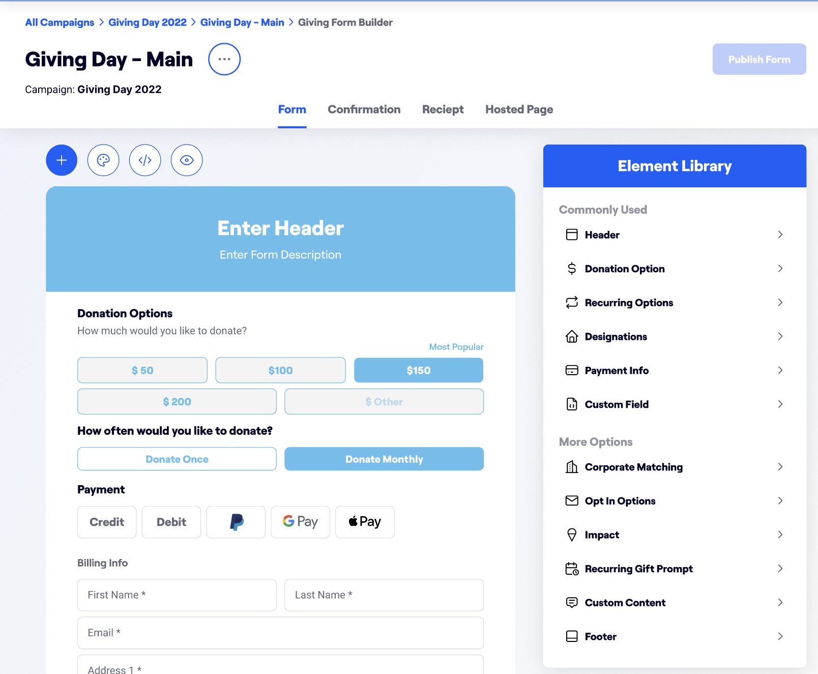 Online Donation and Fundraising Platform I iDonate